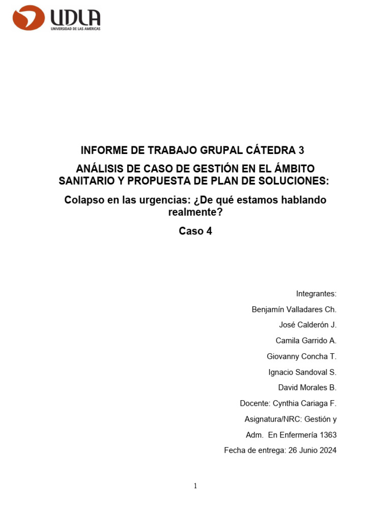 Catedra 3 Gestion. | PDF | Hospital