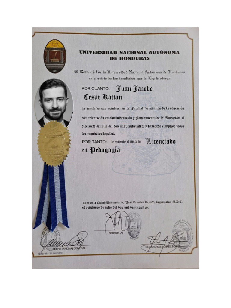 Titulo Unah Editado | PDF