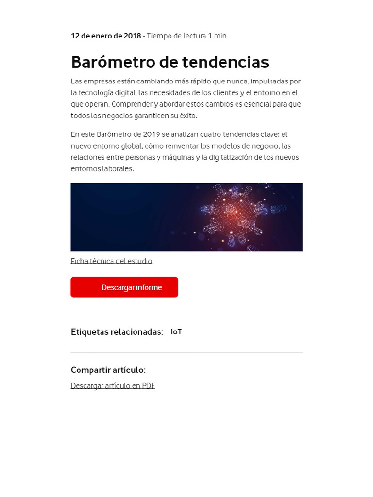 Barómetro de tendencias | PDF