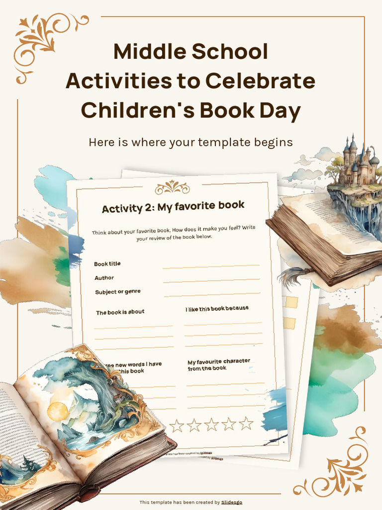 Middle School Book Day Activities | PDF | Mercury (Planet) | Planets