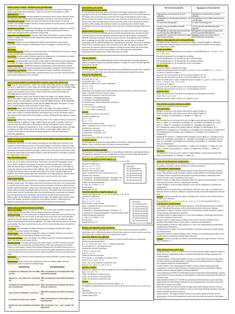 Graphics | PDF | Rendering (Computer Graphics) | Computer Graphics Graphics | PDF | Rendering (Computer Graphics) | Computer Graphics
