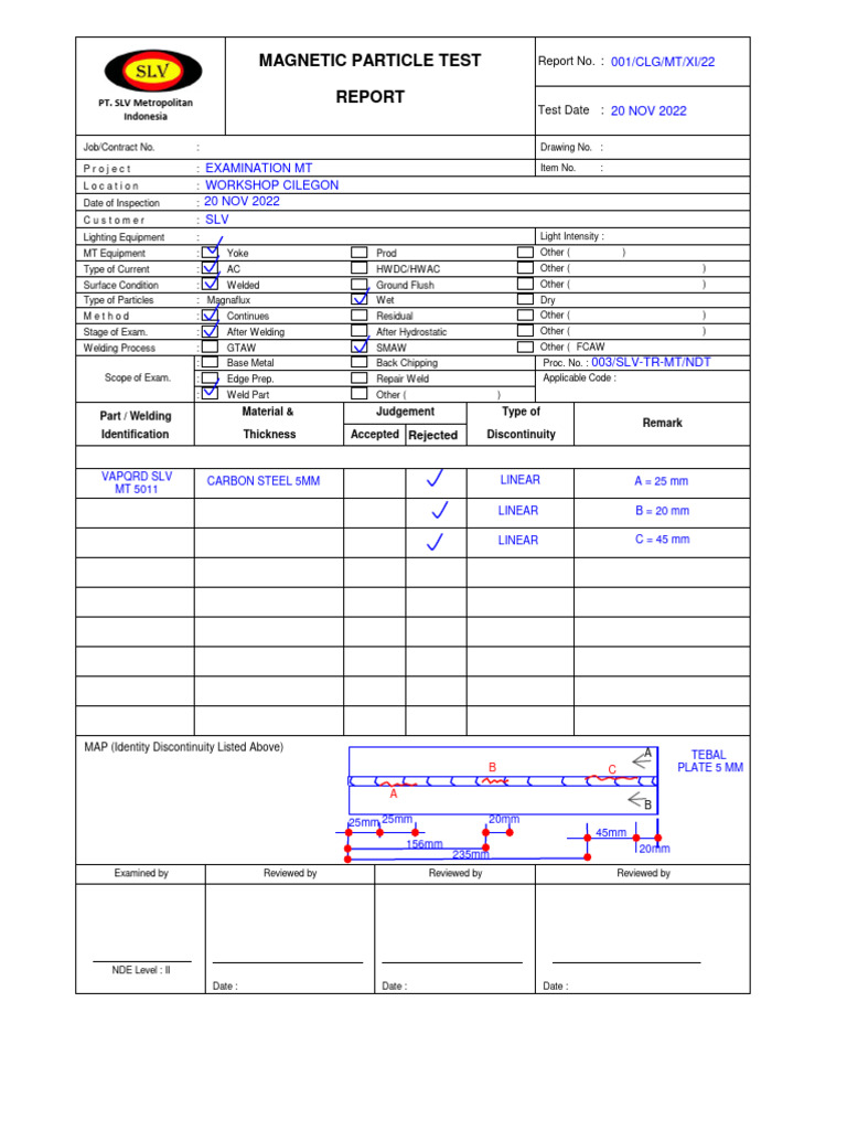 Form MT | PDF | Welding | Construction