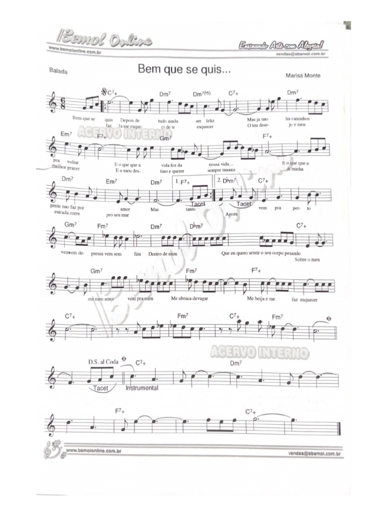 bem que se quis | PDF