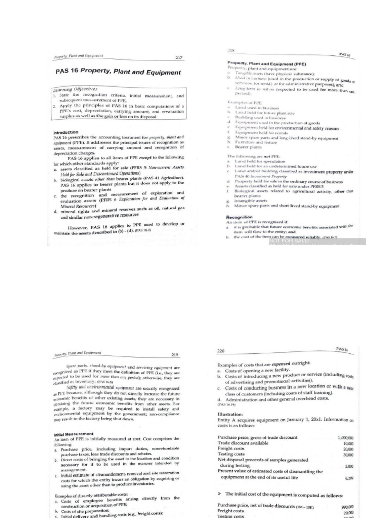 Cfas 2020 (Pas 16) | PDF