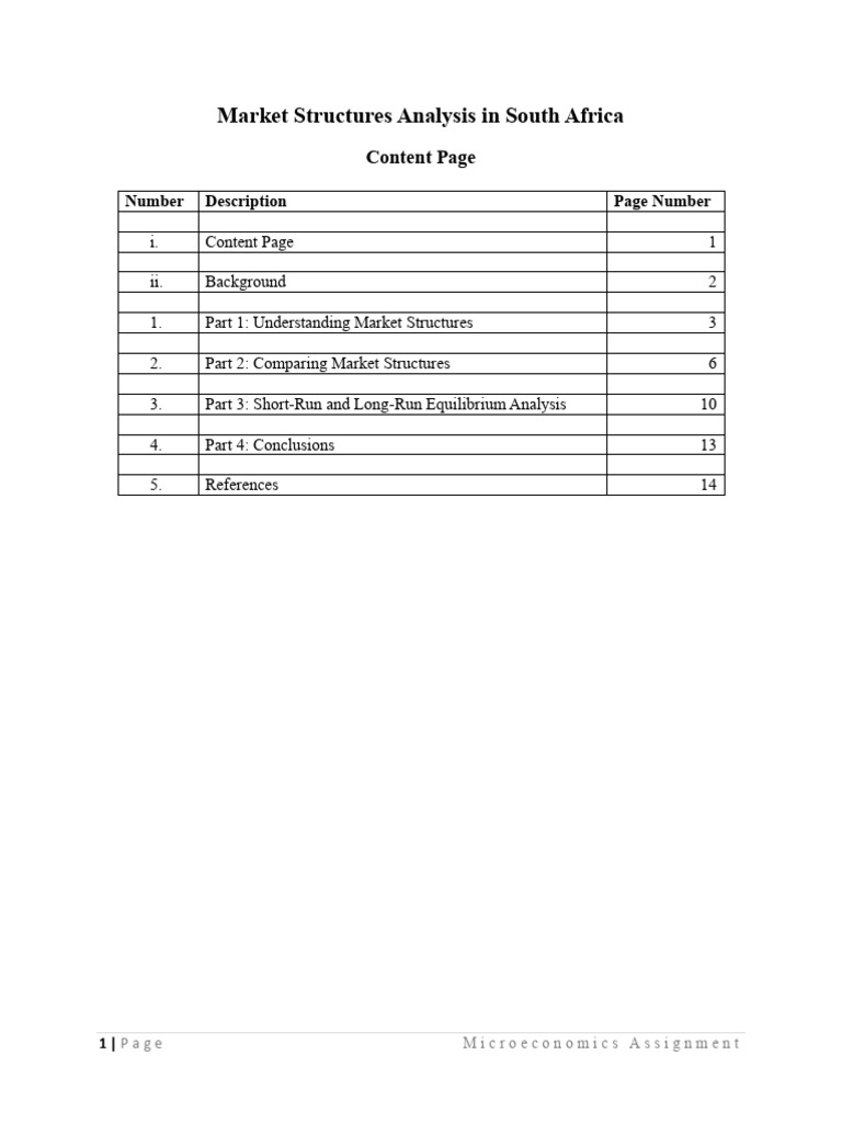Microeconomics Market Structures | PDF | Profit (Economics) | Monopoly