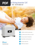 Deye 15kW Hybrid Inverter Datasheet | PDF | Alternating Current ...