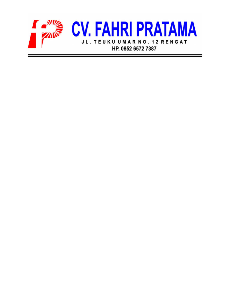 Kop Surat CV Fahri | PDF