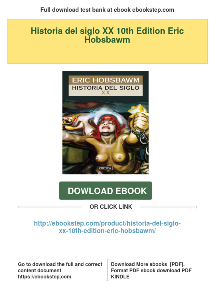 Get Historia Del Siglo XX 10th Edition Eric Hobsbawm Free All Chapters | PDF | Fascismo | Unión ...