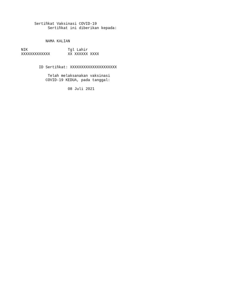 562739962 Template Kartu Vaksin 2 Pdf 