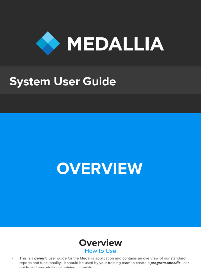 Medallia User Guide 2016 (MASTER) | Download Free PDF | Login | Computing