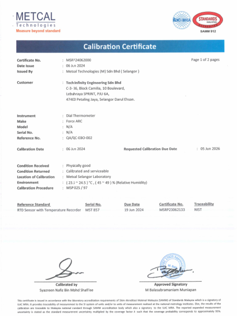 Force Arc Thermometer 002 | PDF