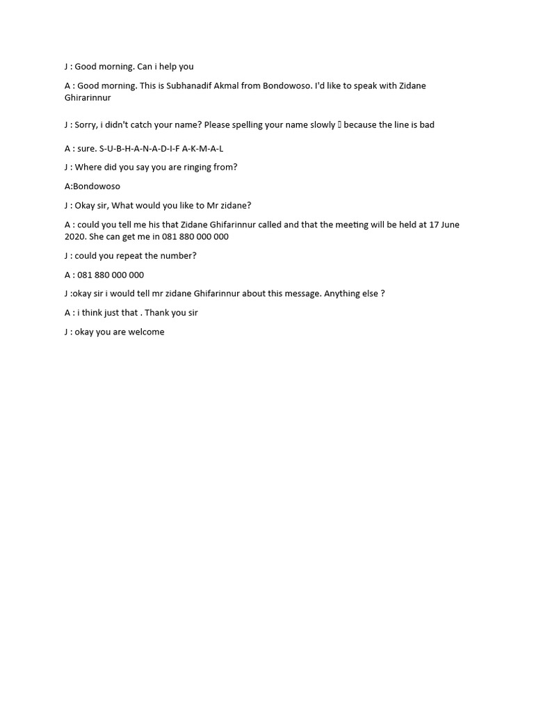 Conversation About Introduction | PDF