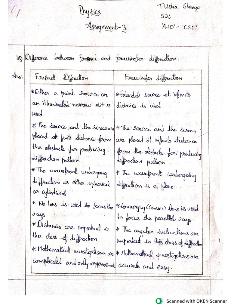 Physics Assignment - 3 | PDF