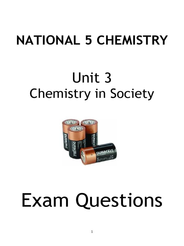 n5 Chem Ppqs Unit 3 | PDF | Radioactive Tracer | Radioactive Decay