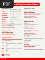 Python Programming 101 | PDF | Control Flow | Object Oriented Programming