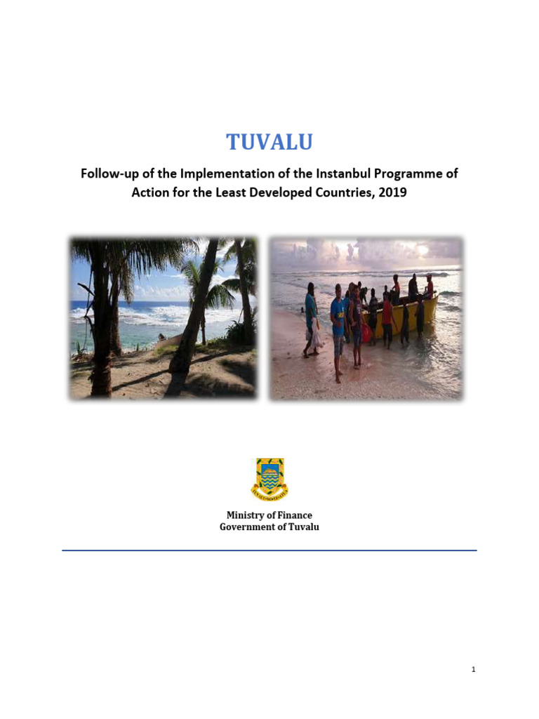 Tuvalu Instanbul Report Post DCC 191219revise | PDF | Agriculture ...