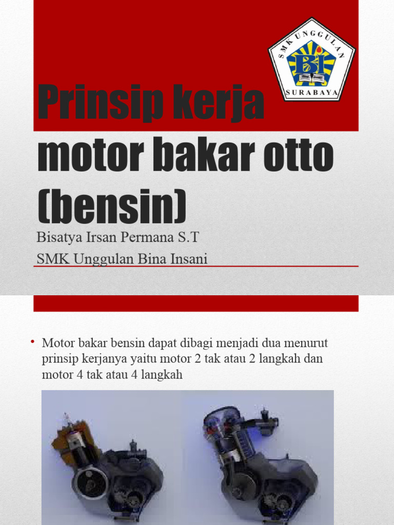 Prinsip Kerja Motor Bakar 2 Tak dan 4 Tak | PDF | Teknologi & Rekayasa