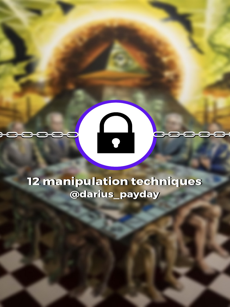 12 Manipulation Techniques | PDF | Guilt (Emotion) | Psychology