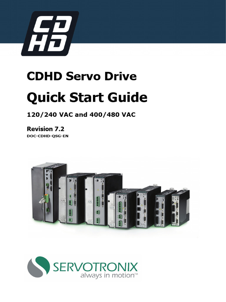 CDHD QSG fw11524 Rev 7.2-I | PDF | Alternating Current | Electrical ...