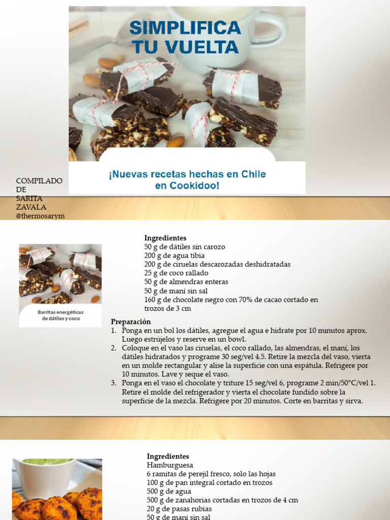 Recetas Simplifica Tu Vuelta A Clases | PDF | Cocinando | Panes