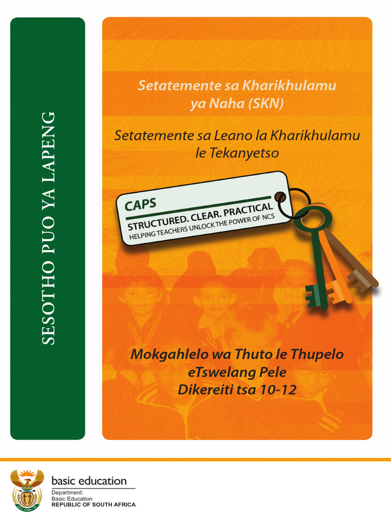 Sesotho Language Curriculum Grades 10-12 | PDF | Business | Social Science