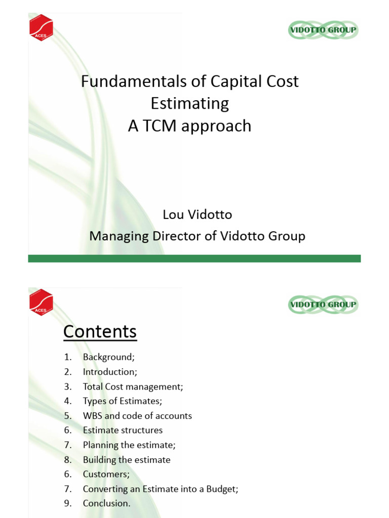 Fundamentals of Capital Cost Estimating EA | PDF | Business | Economies