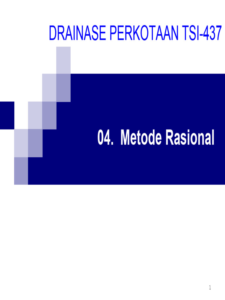 04 Metode Rasional - Rev - AnikS | PDF