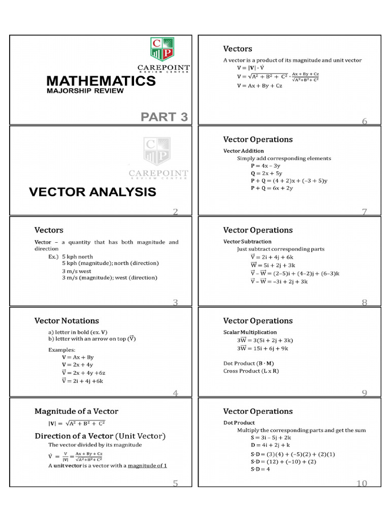 Math Handouts 3 | PDF