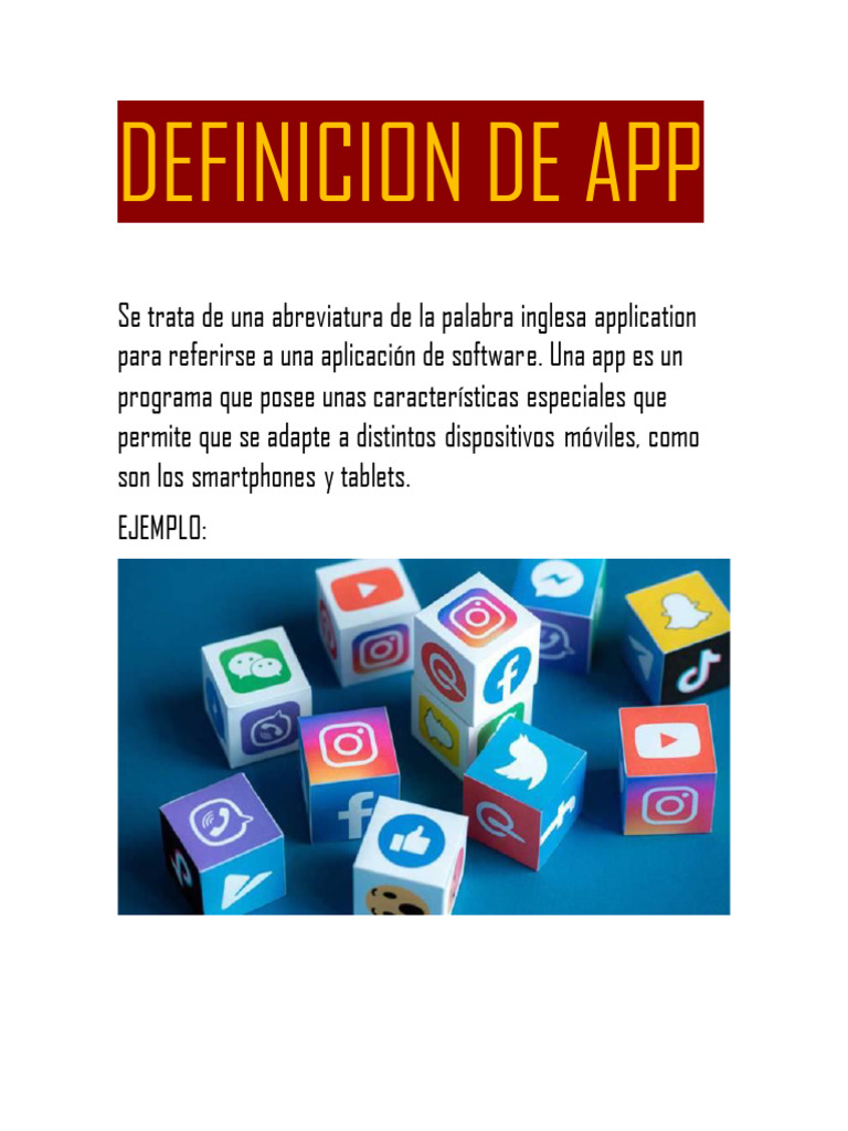 Definicion de App | PDF