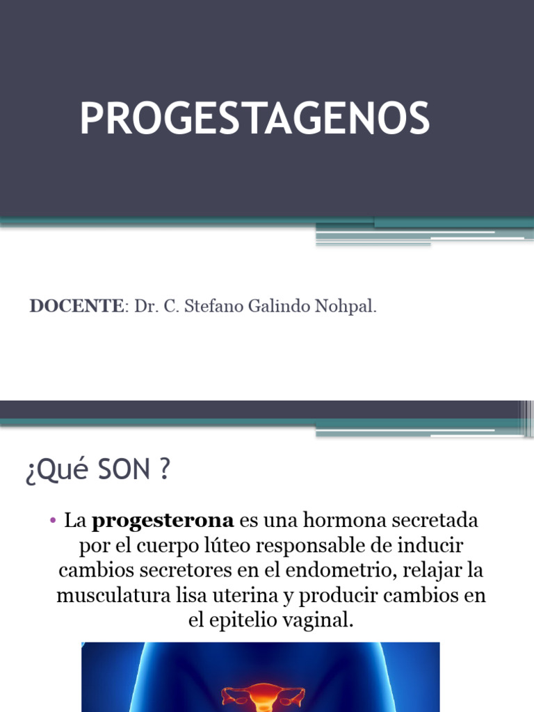 Progesterona y Progestágenos: Usos y Efectos | PDF | El embarazo ...