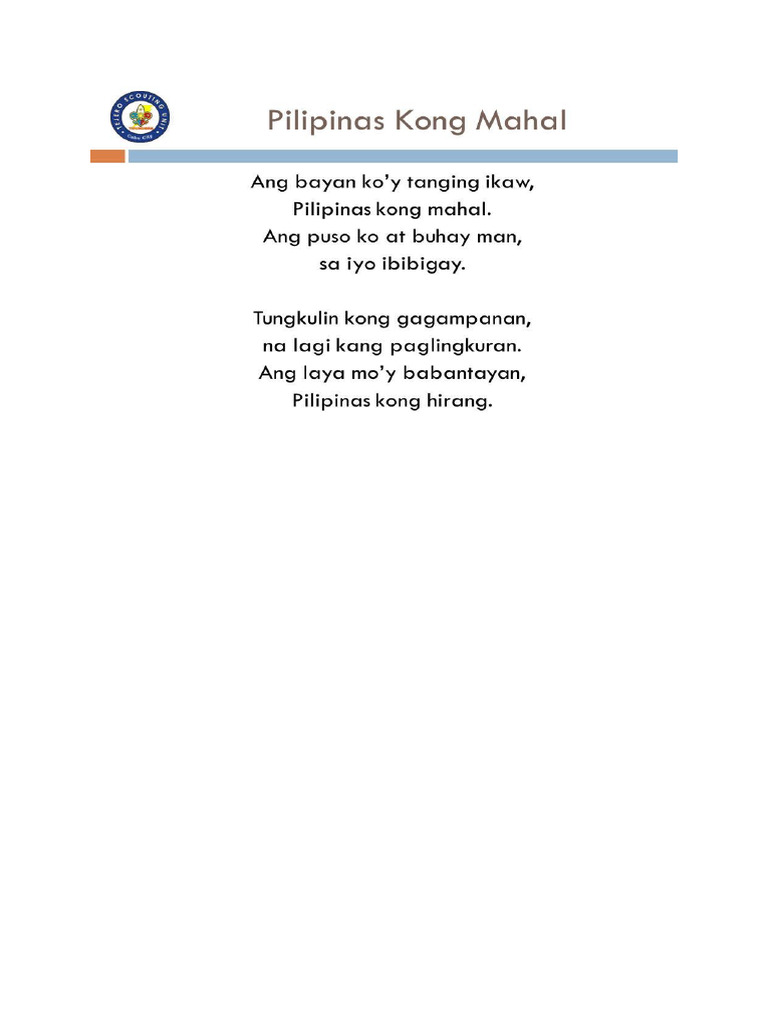 Pilipinas Kong Makhal | PDF