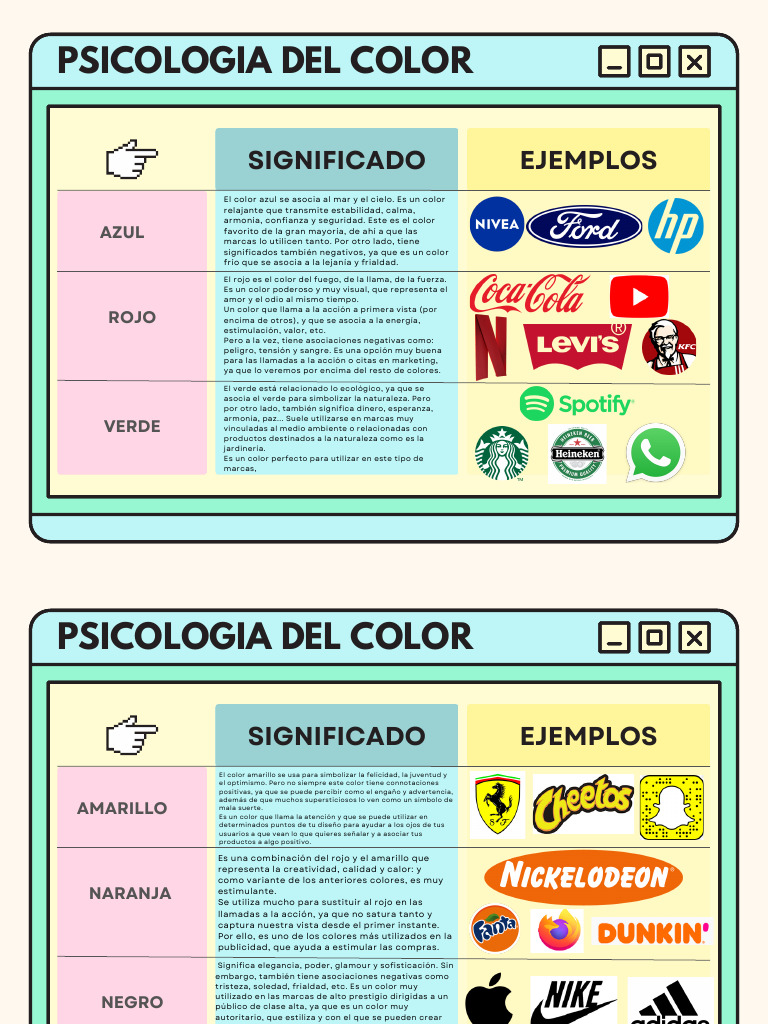 Psicologia Del Color | PDF | Color | Verde