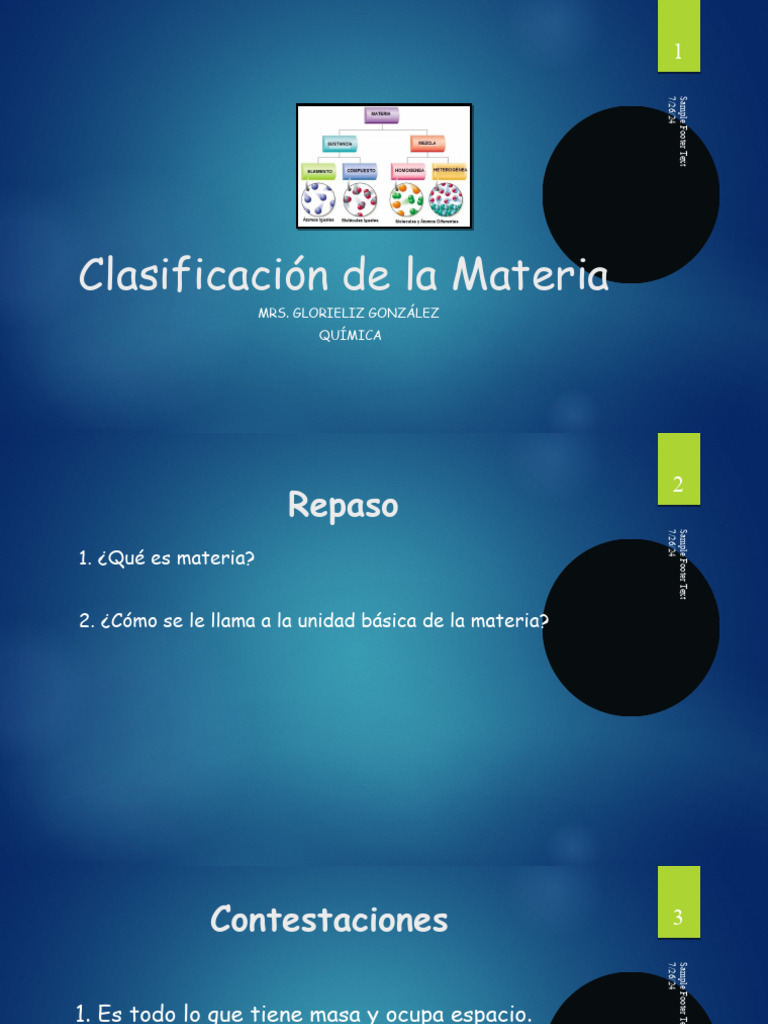 Clasificación de La Materia | PDF | Sustancias químicas | Mezcla