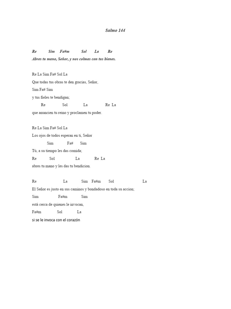 Salmo 28 Julio | PDF