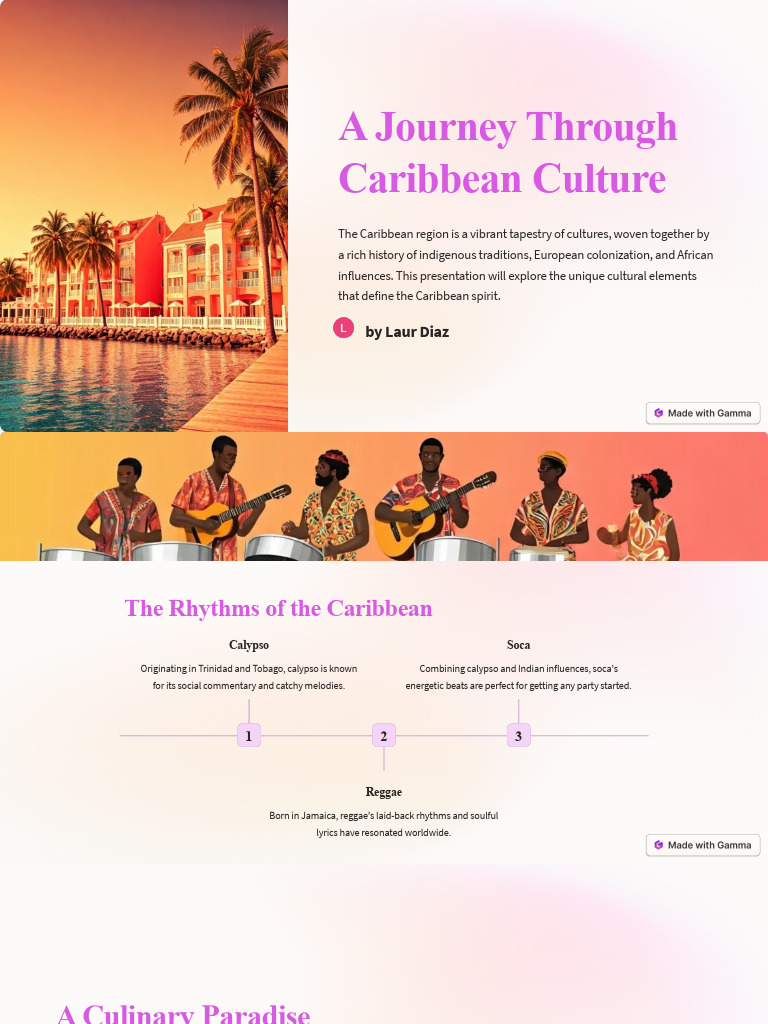 A Journey Through Caribbean Culture | PDF | Carnival | Caribbean