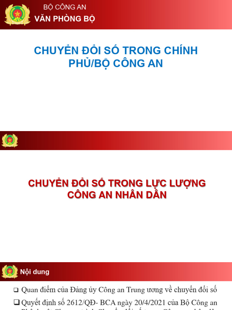 Buoi 2 2 CDS Bo Cong An 02 Tiet Final 85a1f | PDF