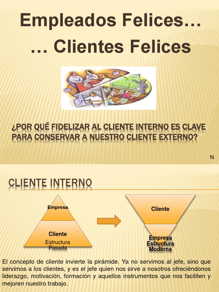 Importancia del Cliente Interno en Empresas | PDF | Cliente | Business