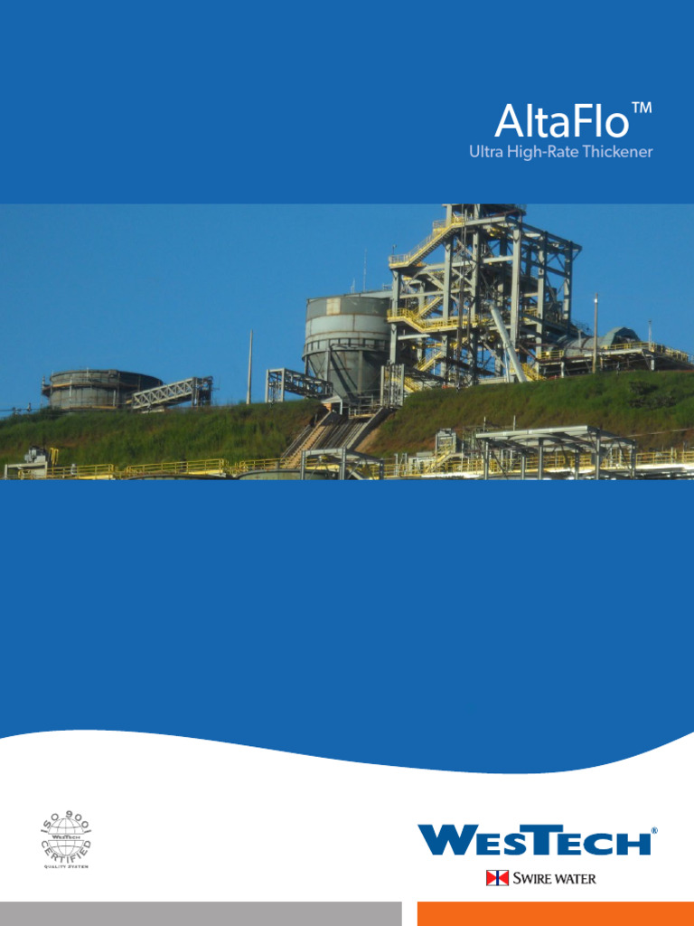 Brochure AltaFlo Thickener | Download Free PDF | Environmental ...