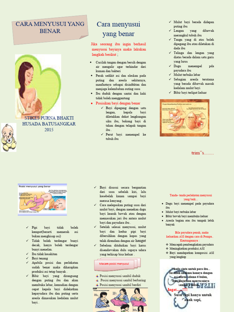 CARA MENYUSUI YANG BENAR Ratna Dewi | PDF