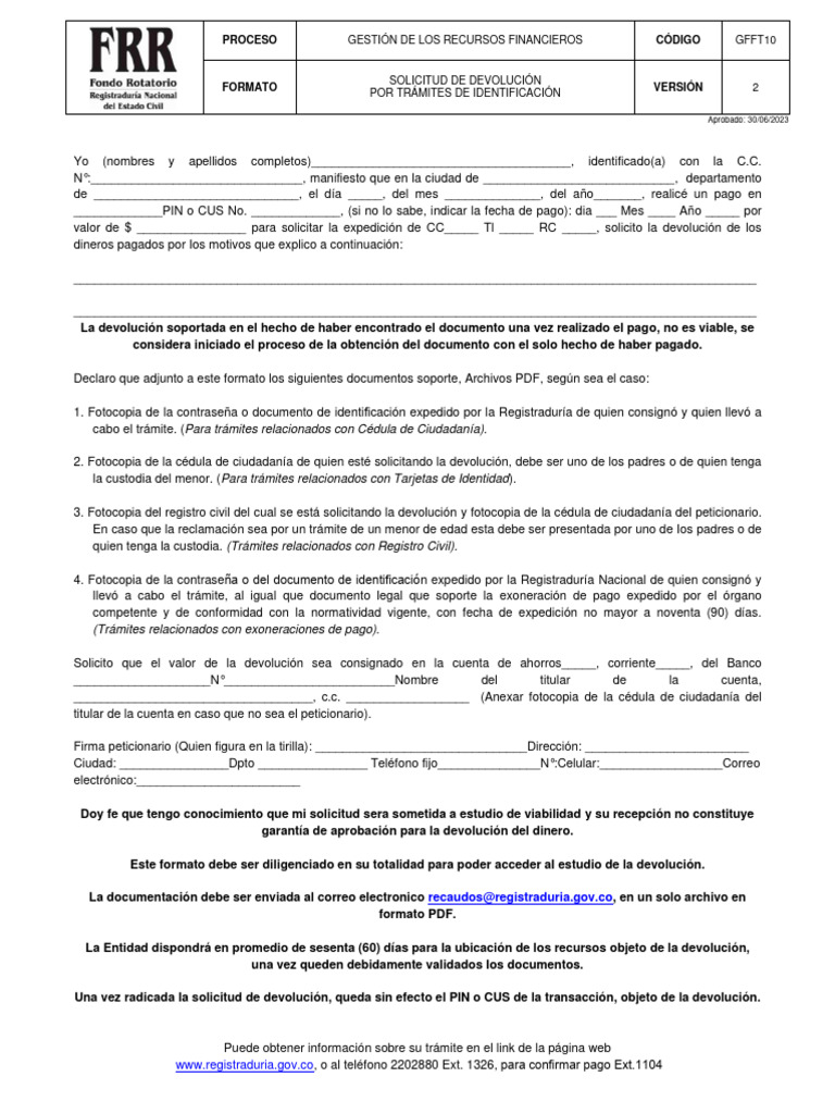 Anexo 2 | PDF | Documento de identidad