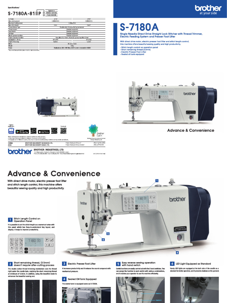 BROTHER CATA 02-2021 S-7180A - Vol2 | PDF