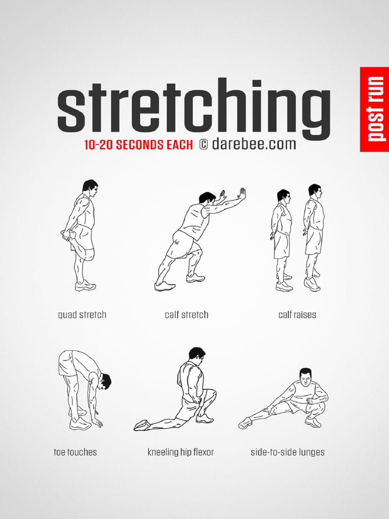 Stretching For Runners Workout | PDF