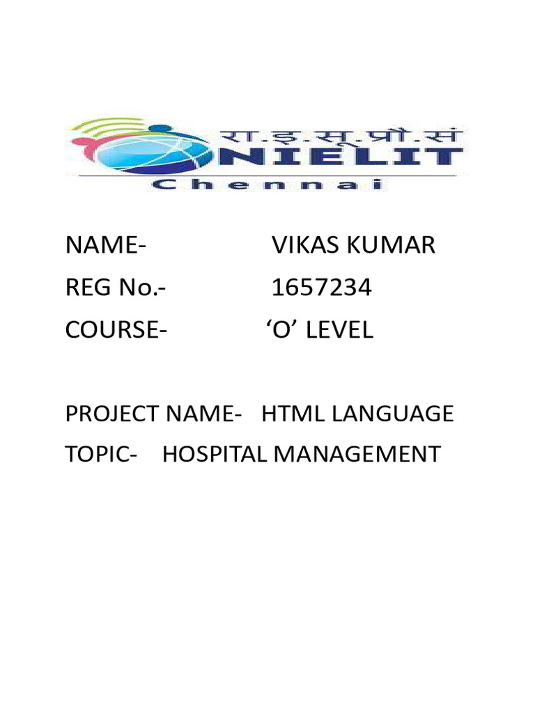 o level project NEW | Download Free PDF | Orthopedic Surgery | Hospital