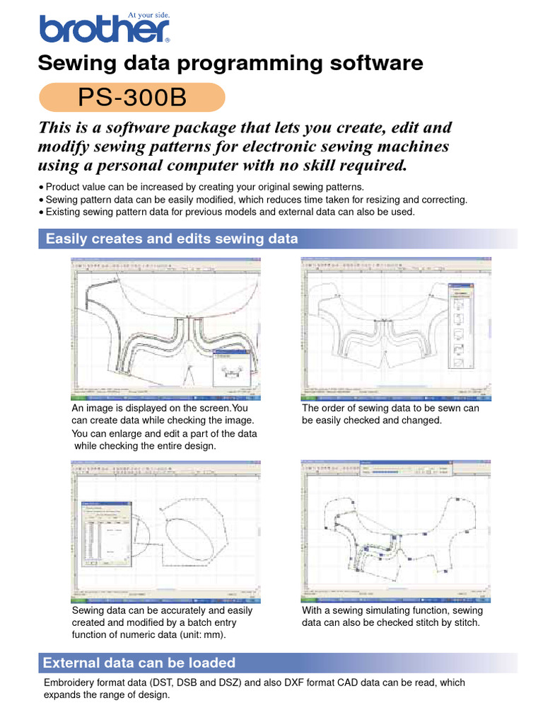 PS 300B 03-2005 Brother English Catalogue | PDF | Input/Output | Floppy Disk
