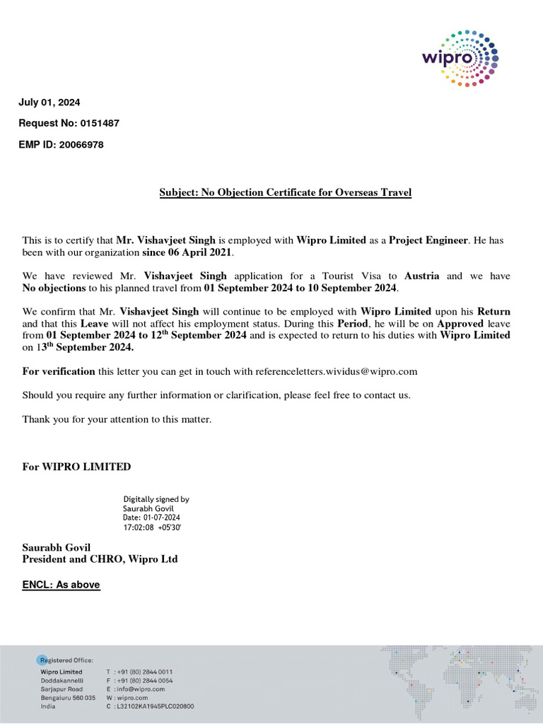 Noc Letter Pad | PDF | Business | Finance & Money Management