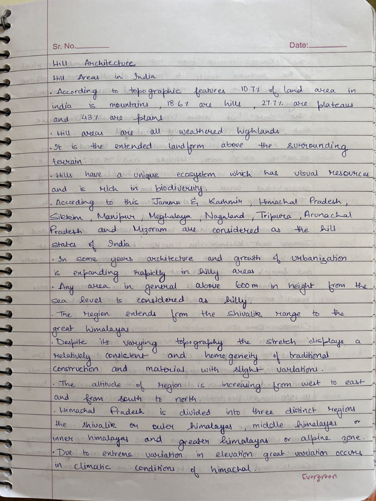 Hill Architecture Notes | PDF