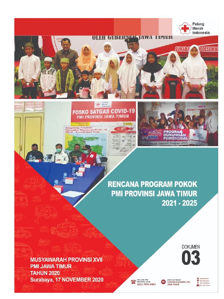 Rencana Program Pokok Pmi Jatim 2020 - 2025 | PDF