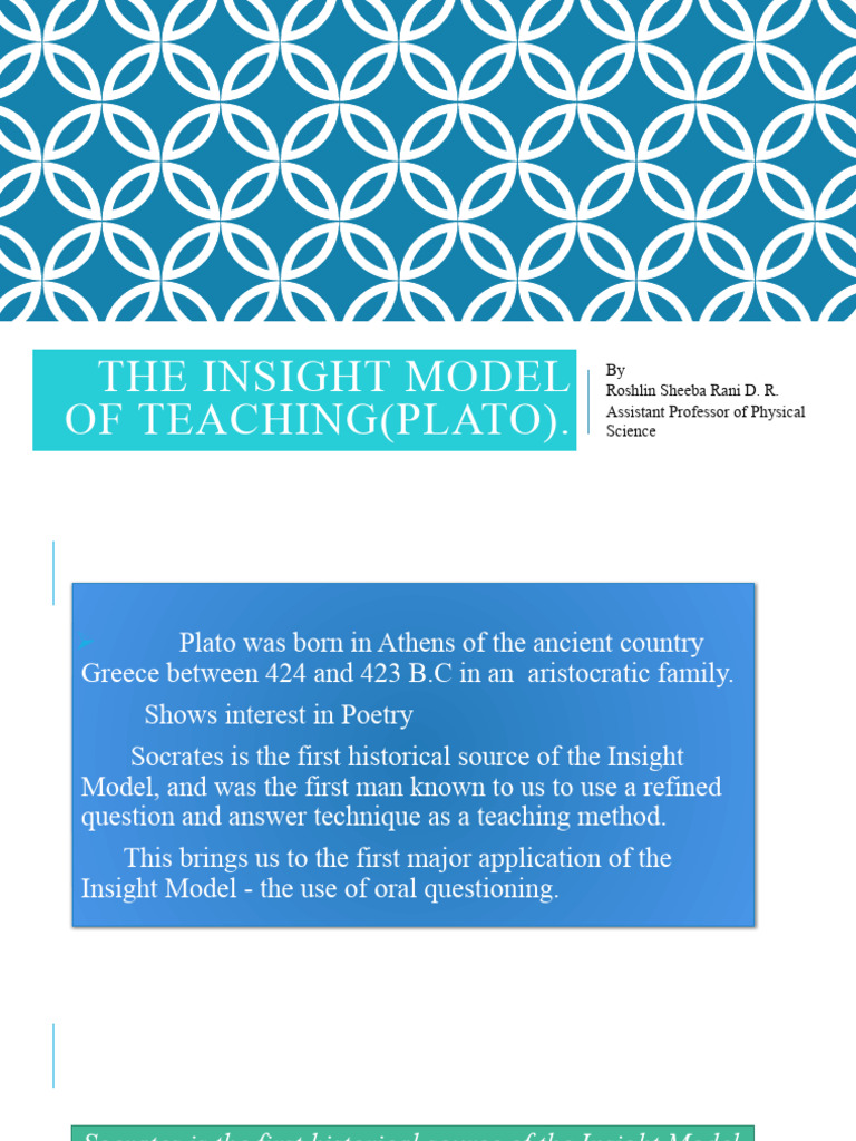 The Insight Model of Teaching | PDF | Knowledge | Thought