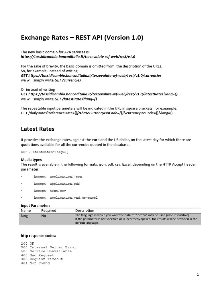 Operating Instructions | PDF | Json | Parameter (Computer Programming)