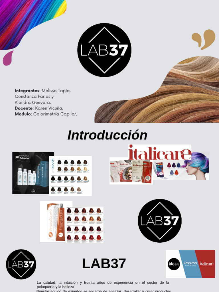 Presentación Lab37 | PDF | Productos cosméticos